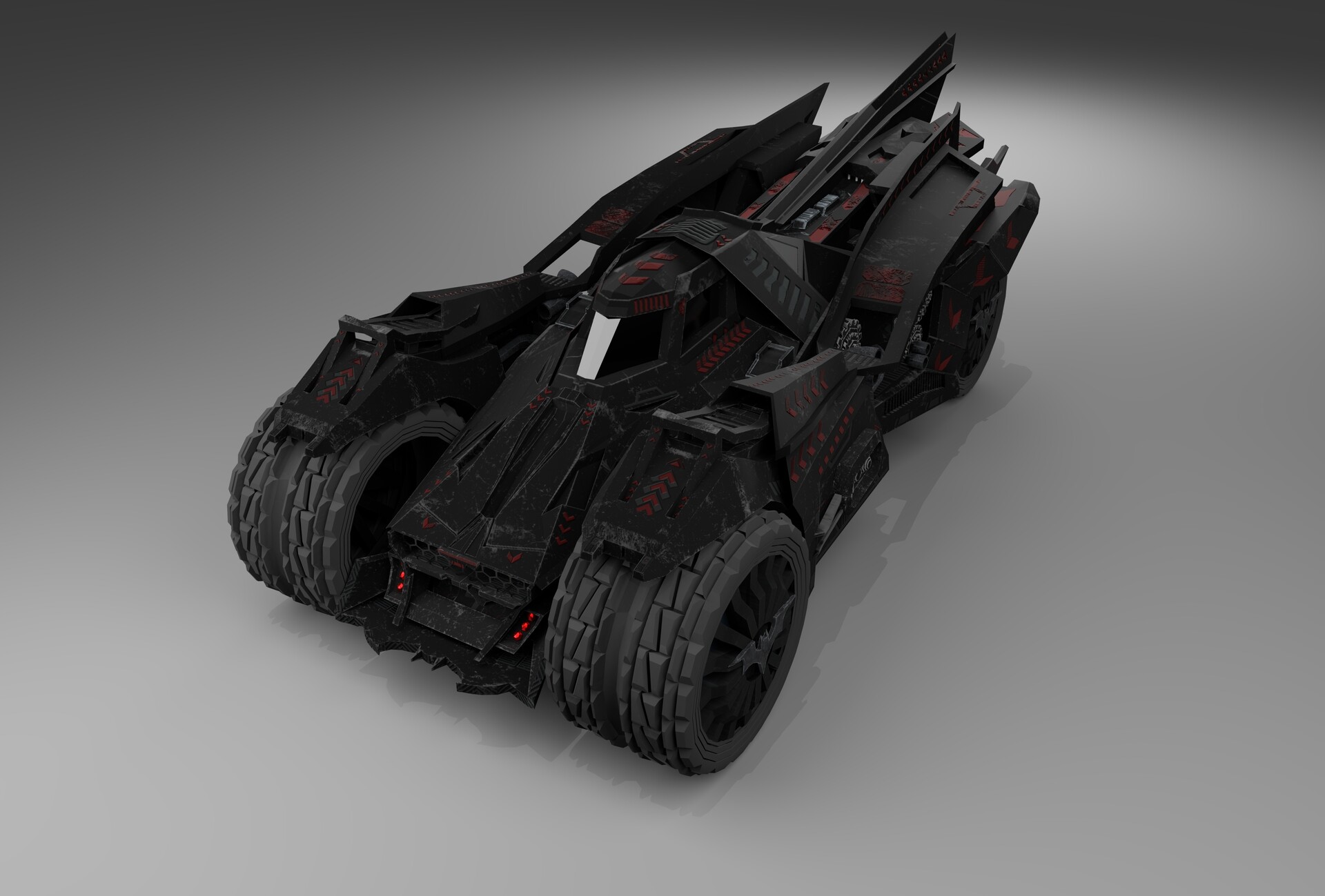 ArtStation - Textured Batmobile