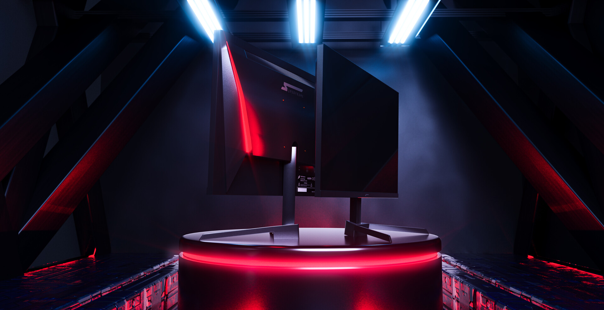 ArtStation - SuperFrame monitor hard surface modeling