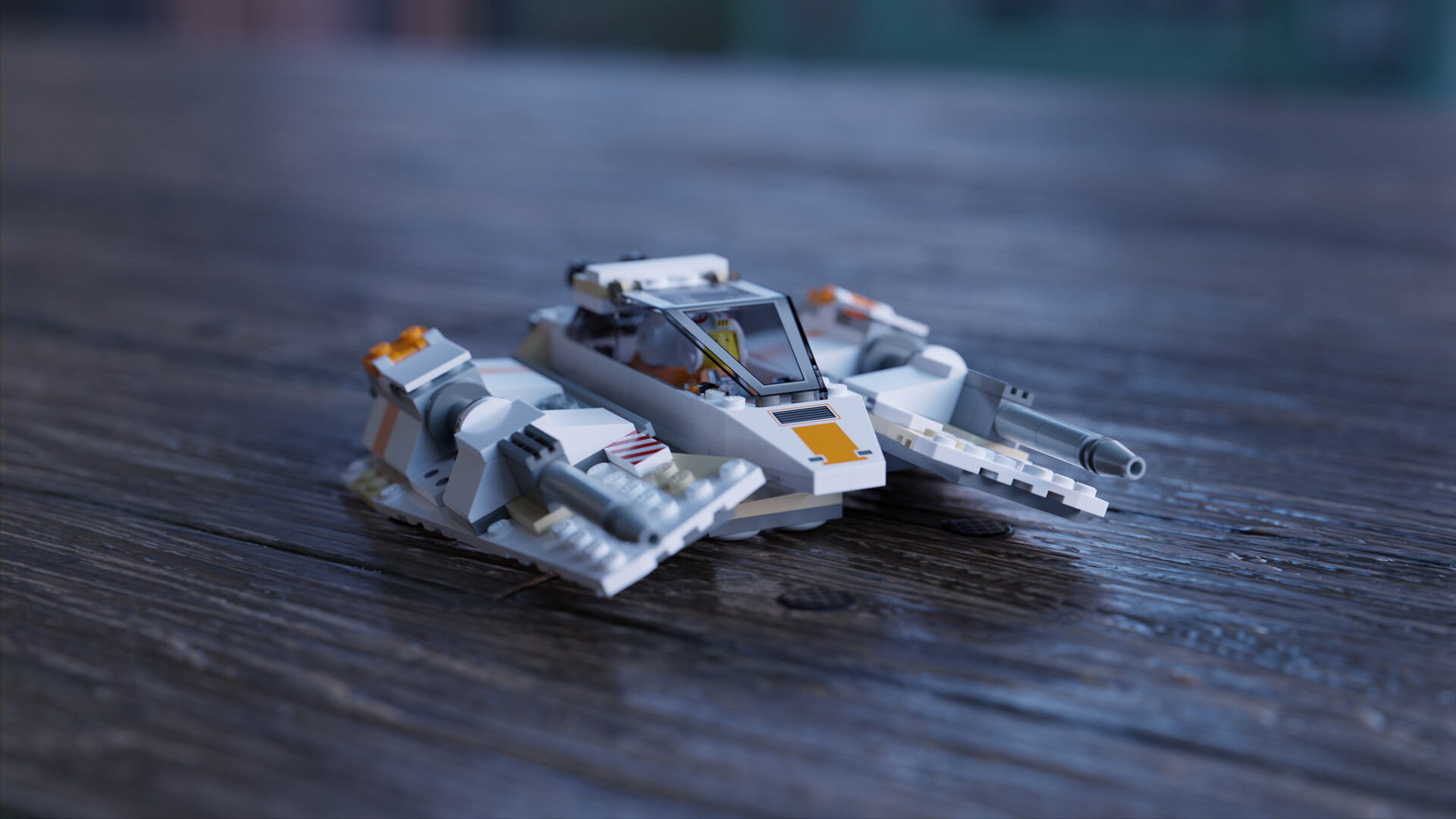 ArtStation - Lego Star Wars Snowspeeder