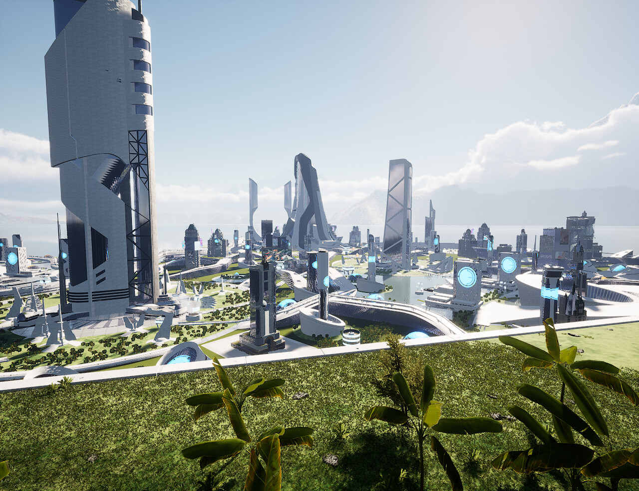 ArtStation - Huge Metaverse Environment within Unreal Engine