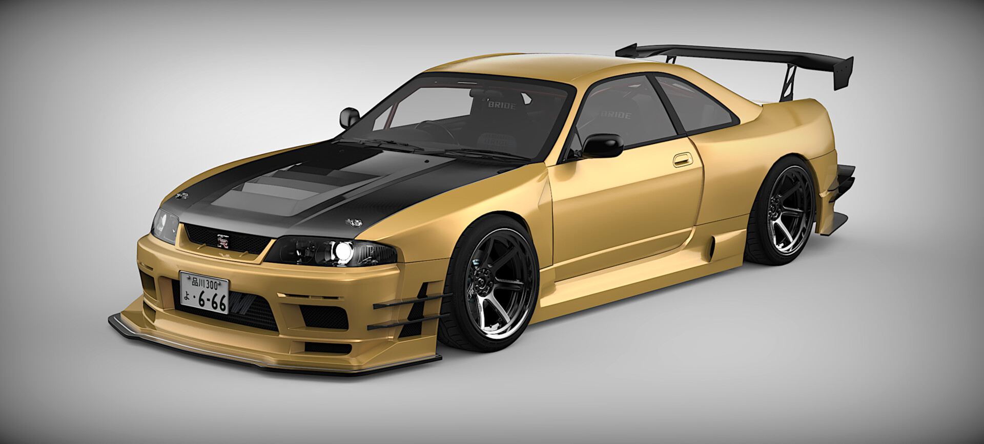 ArtStation - Widebody R33 GTR