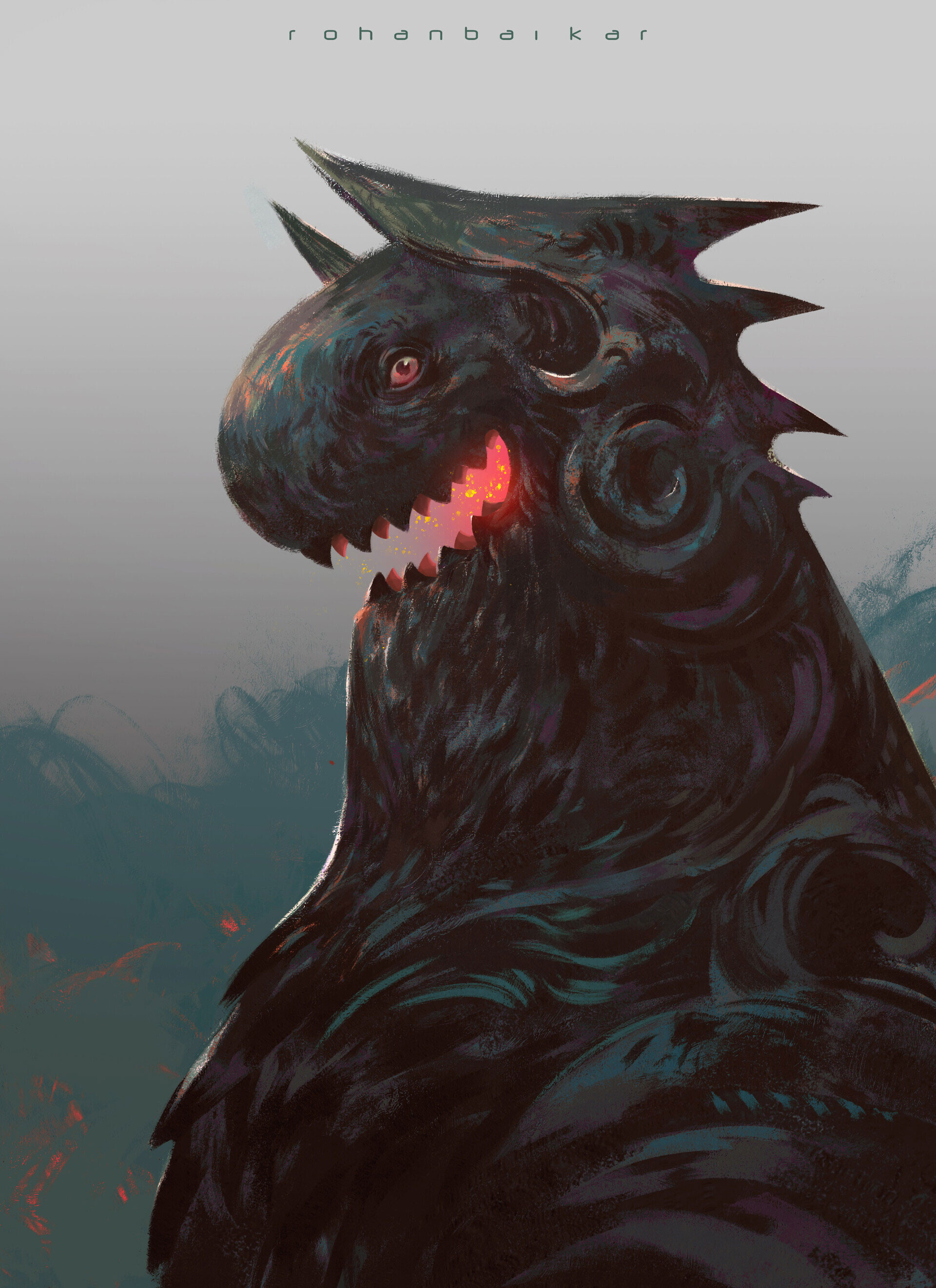 Rohan Baikar - Creature illustration.