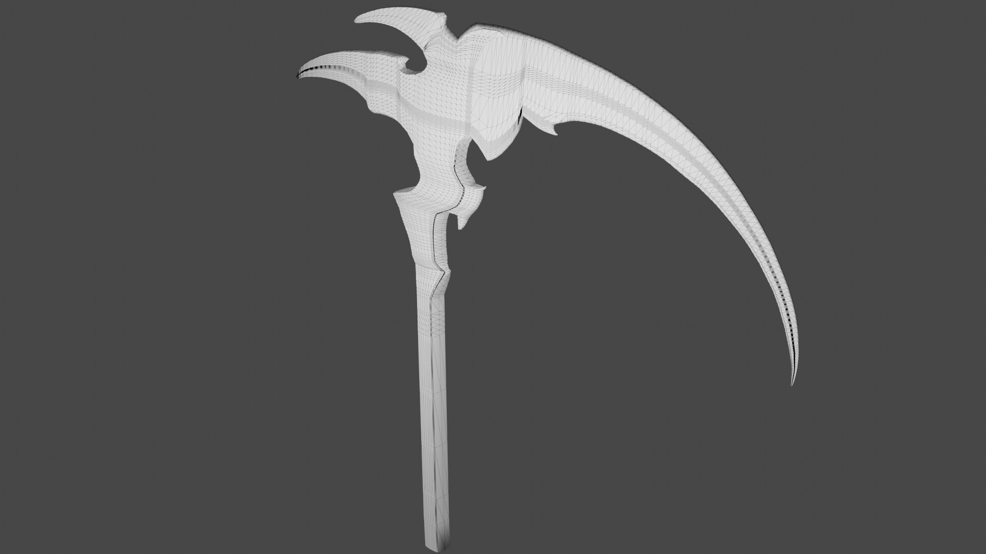 Missa 3D model'n animation - lava scythe