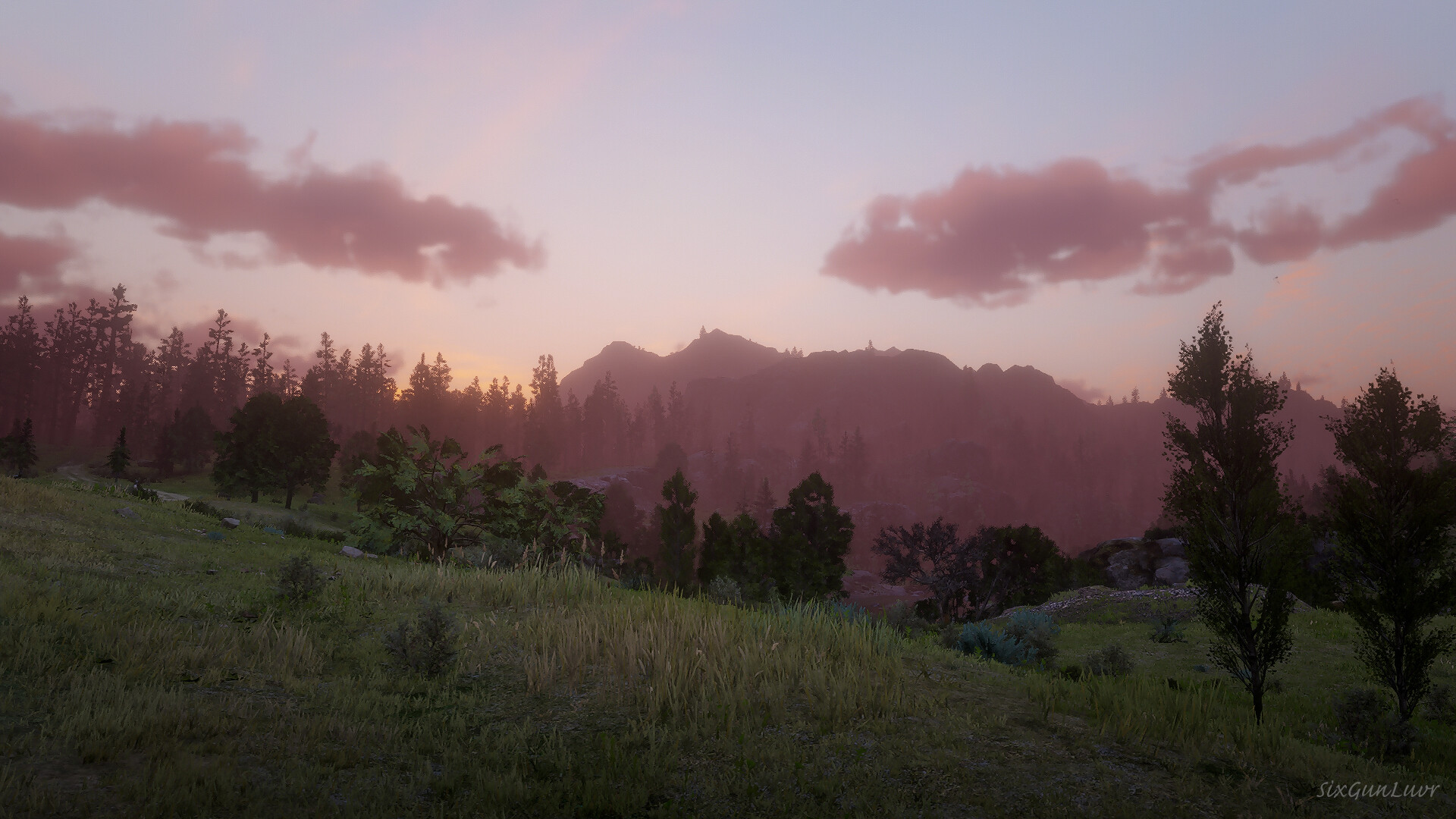 ArtStation - Sunset in RDR2