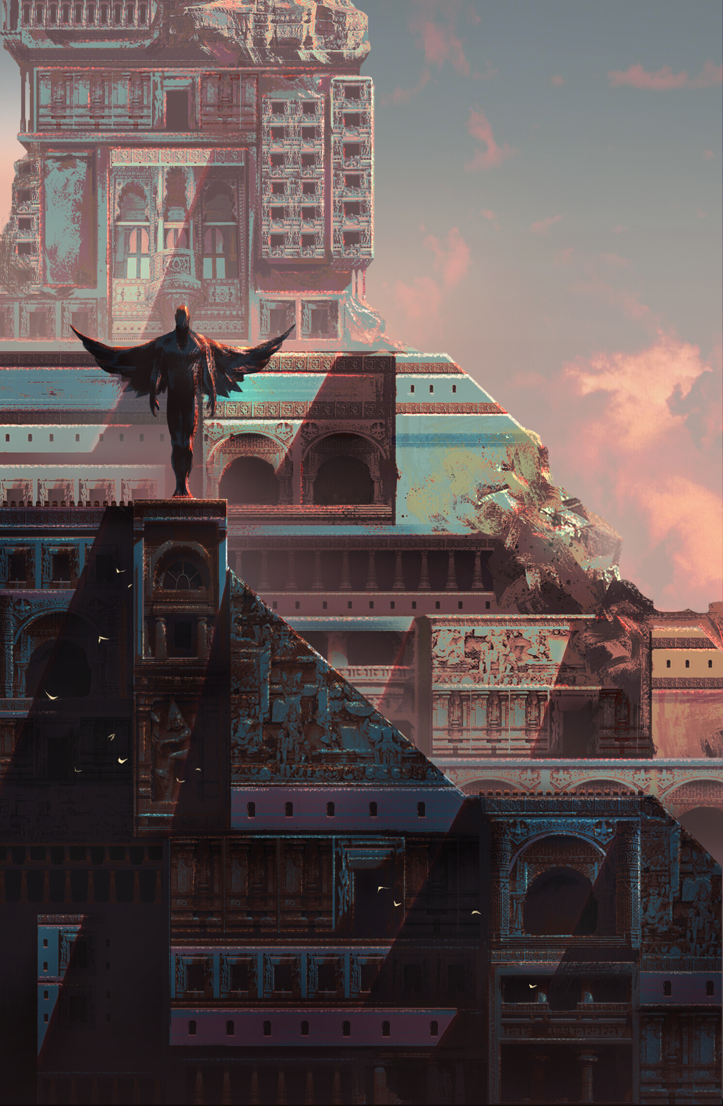 Fantasy Environment by Rohan Baikar : r/BirdsForScale