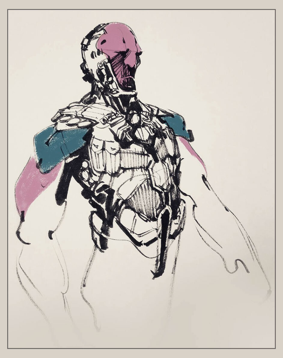 ArtStation - Sci-fi sketch.