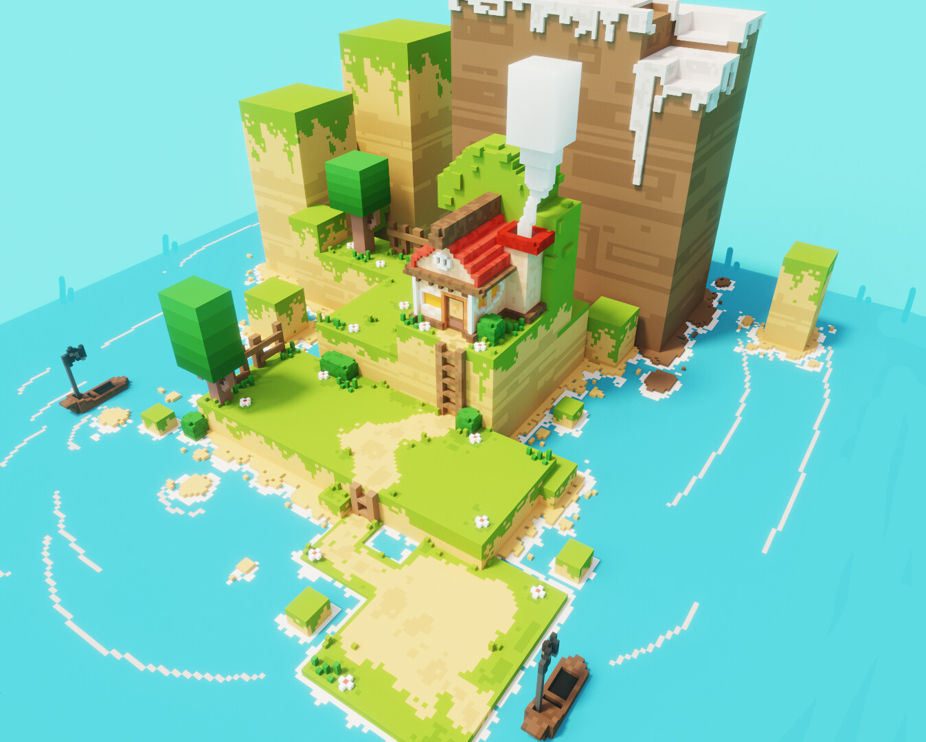 ArtStation - voxel art01