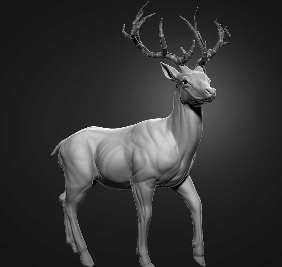 ArtStation - Deer WIP