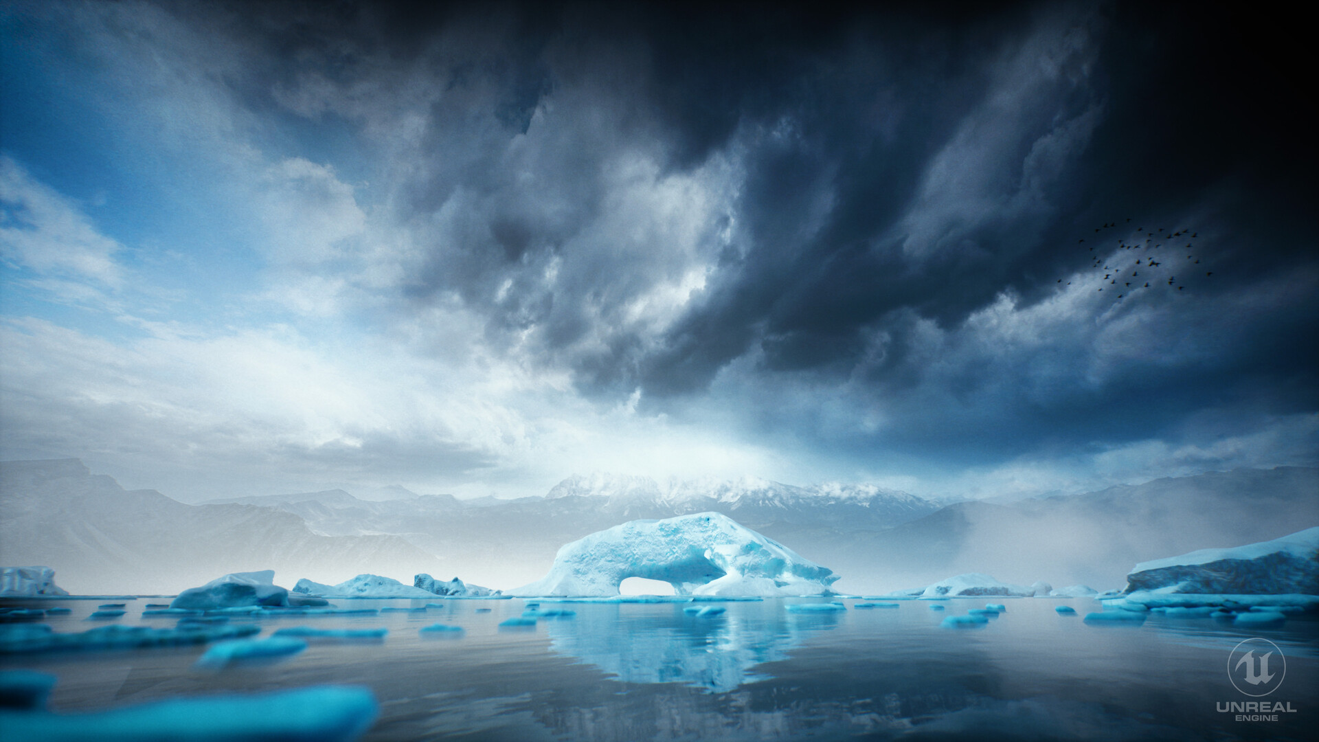 Yan ru - Arctic landscape UE5 - Fan art mv - Ólafur Arnalds