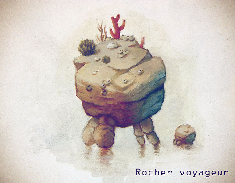 ArtStation - Rocher voyageur