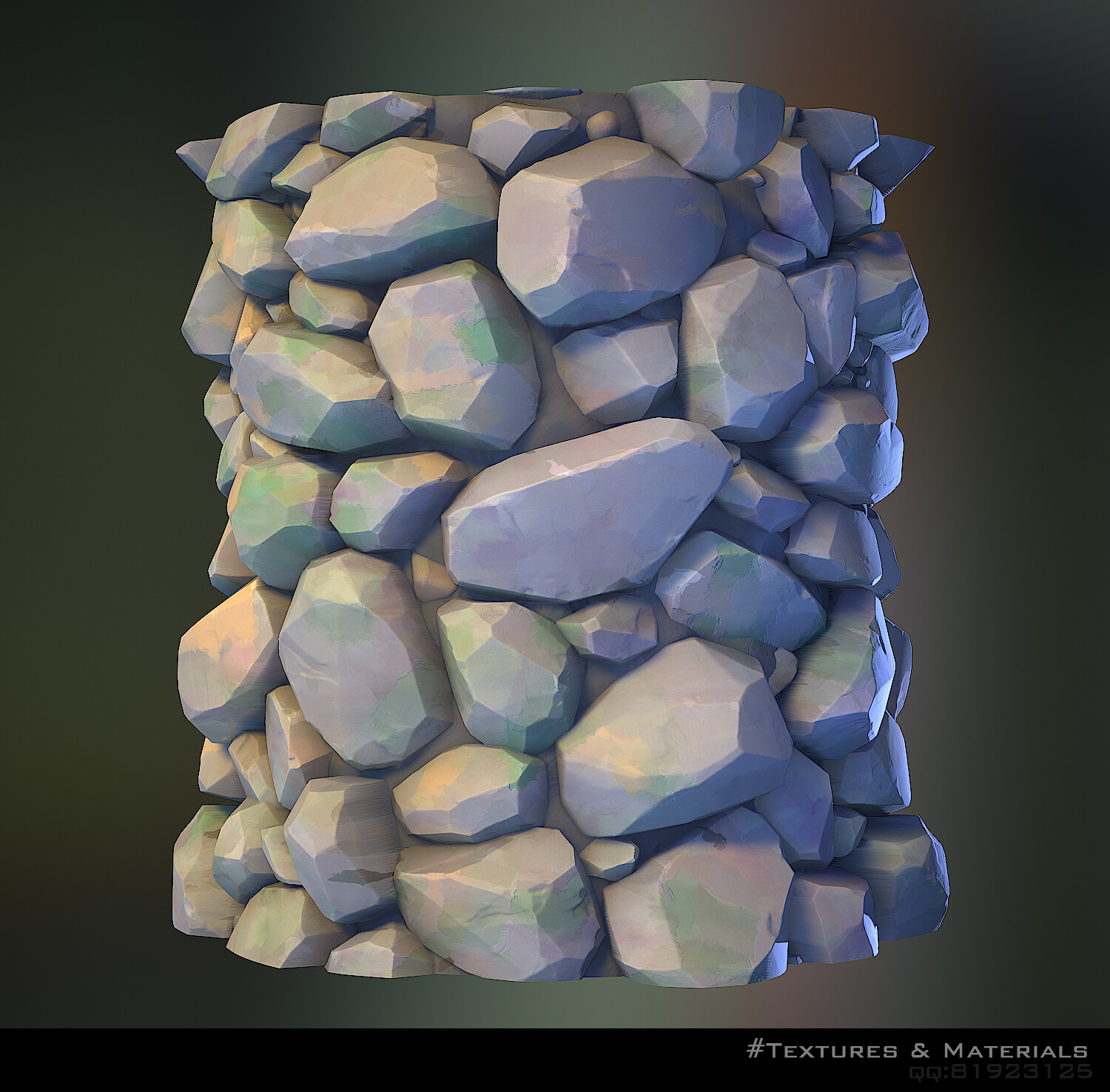 口天 - stylized rock Textures