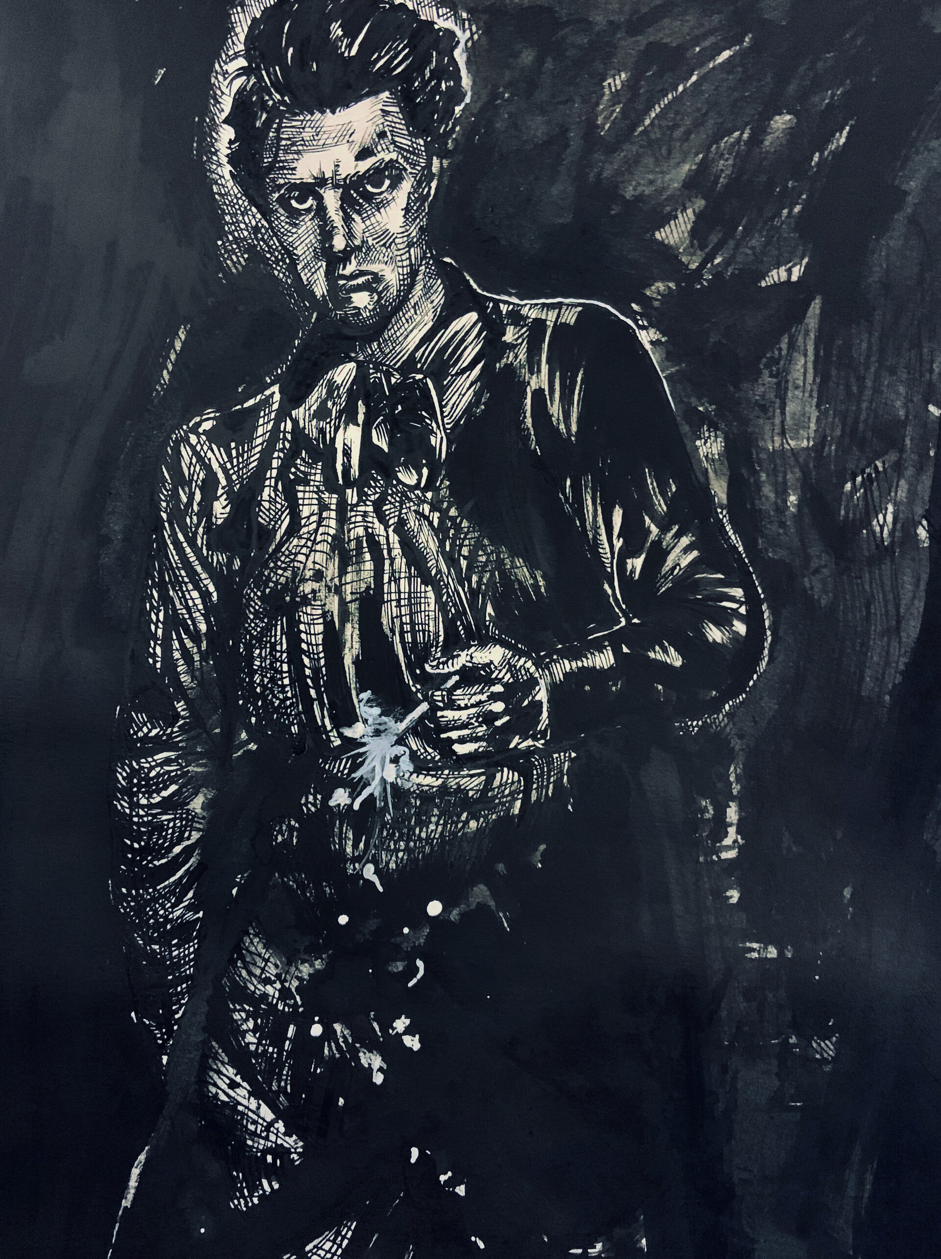 ArtStation - Ink Man study