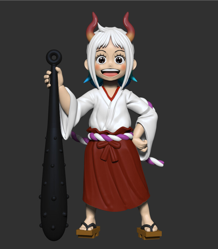 ArtStation - ONE PIECE - Young Yamato Character 3D Printing