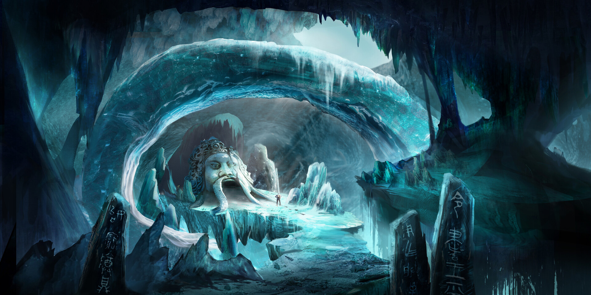 ArtStation - Epic nature_Ice cave