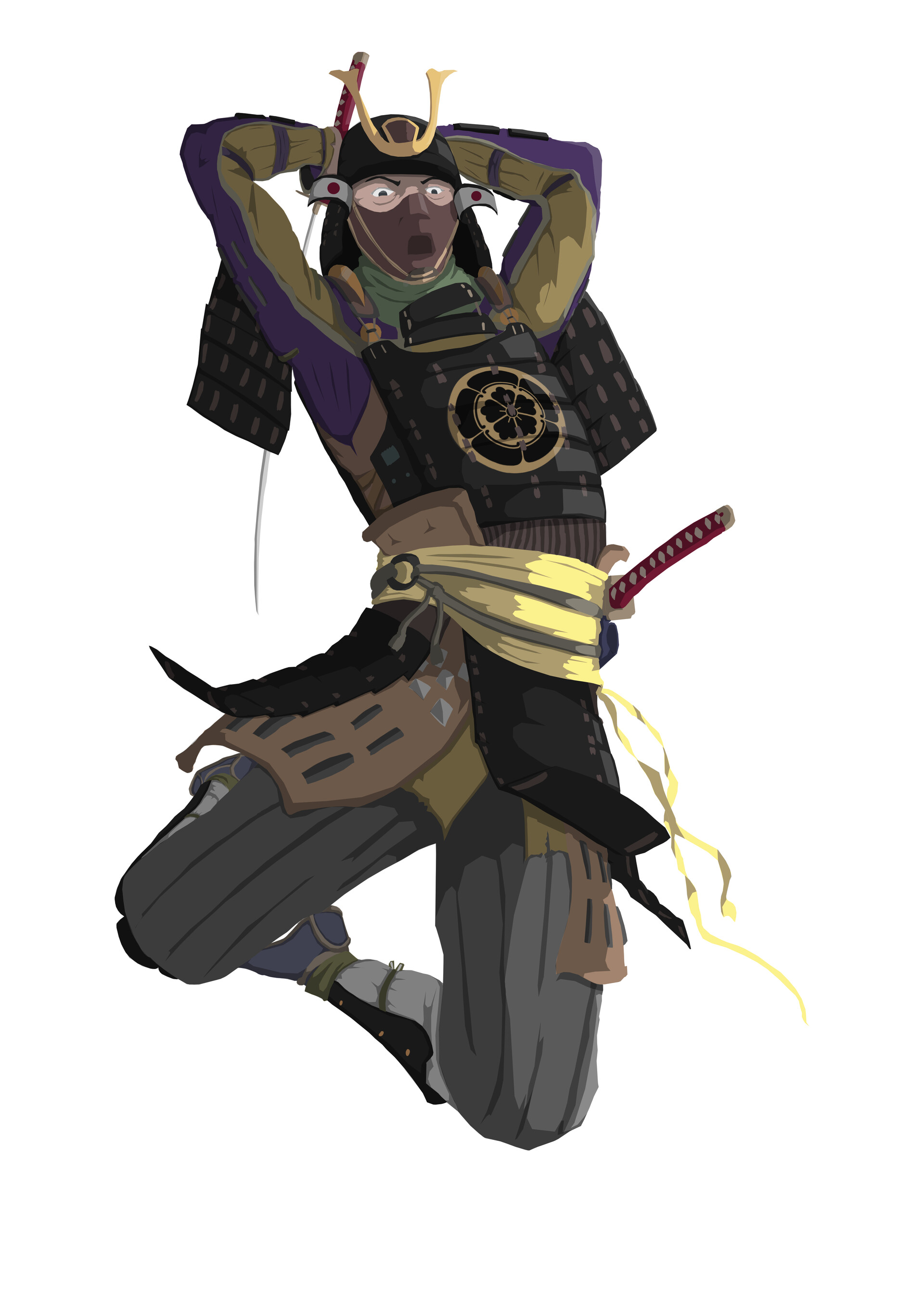 ArtStation - Samurai from Oda clan