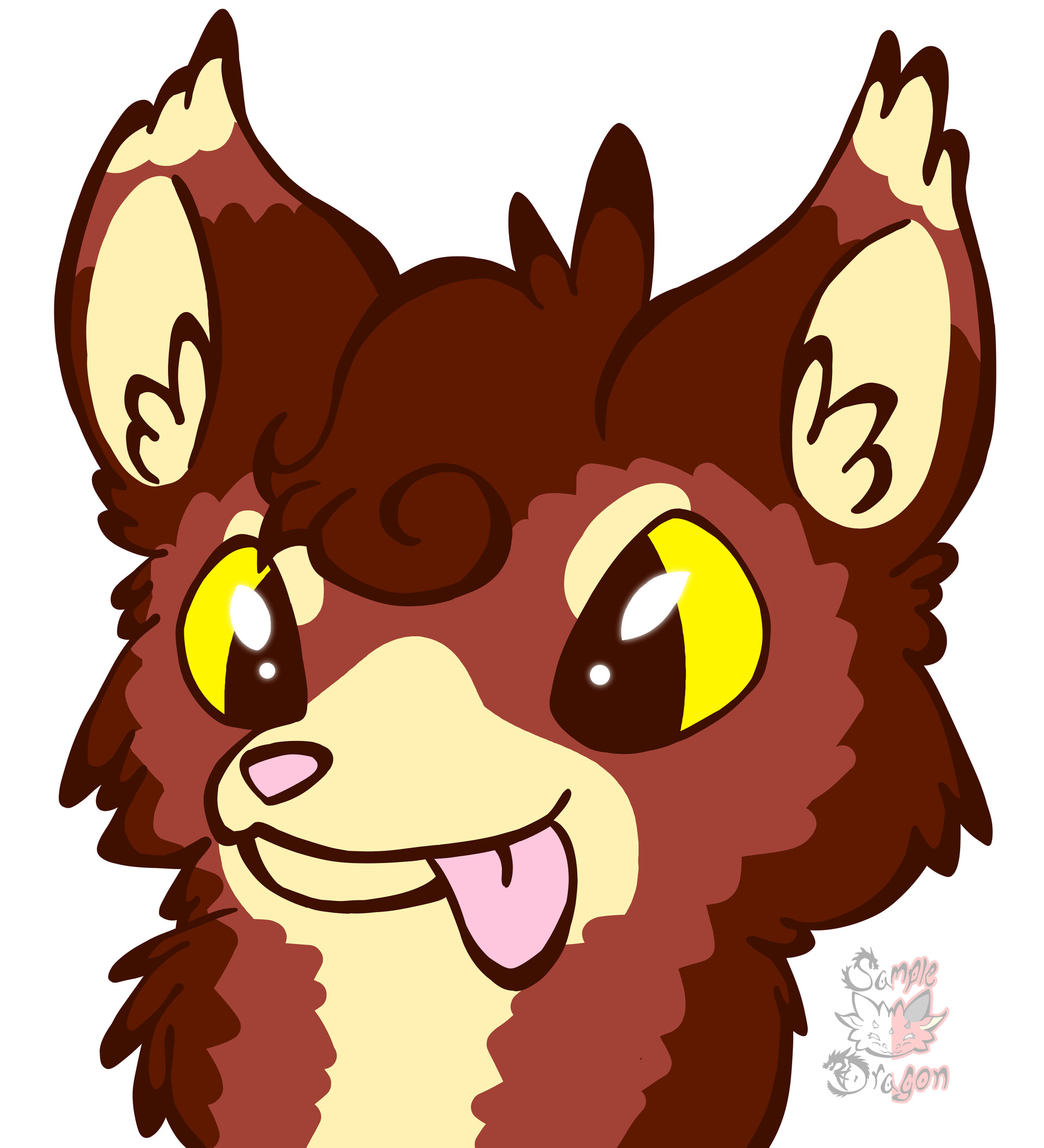 ArtStation - Derpy Furry Head Coloring Page Free2Use