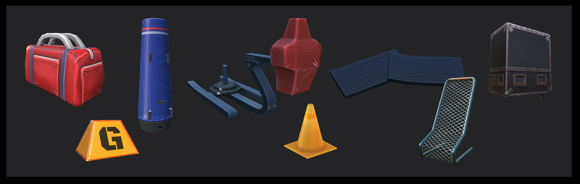 ArtStation - Low poly props mobile game assets