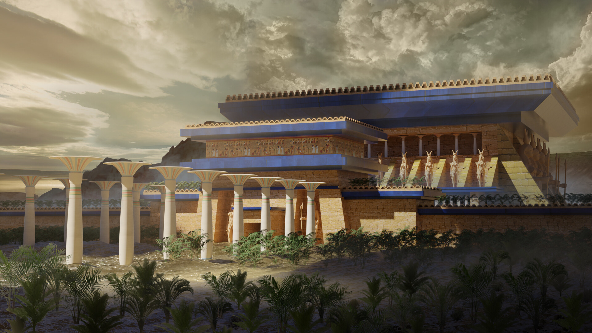ArtStation - Temple of Isis