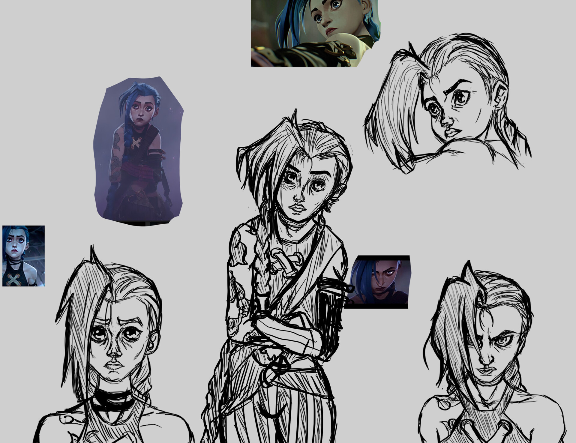 ArtStation - Jinx sketches