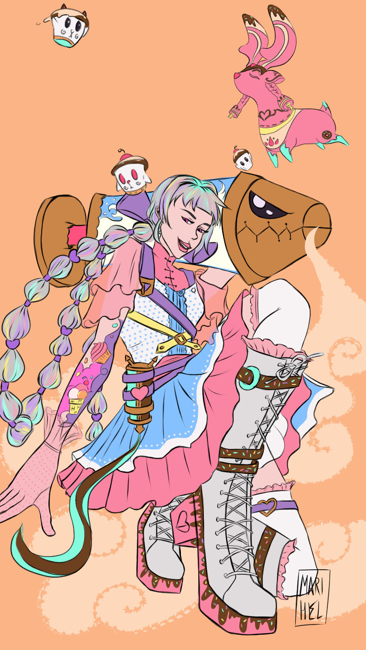 ArtStation - Jinx Frenesi Açucarado