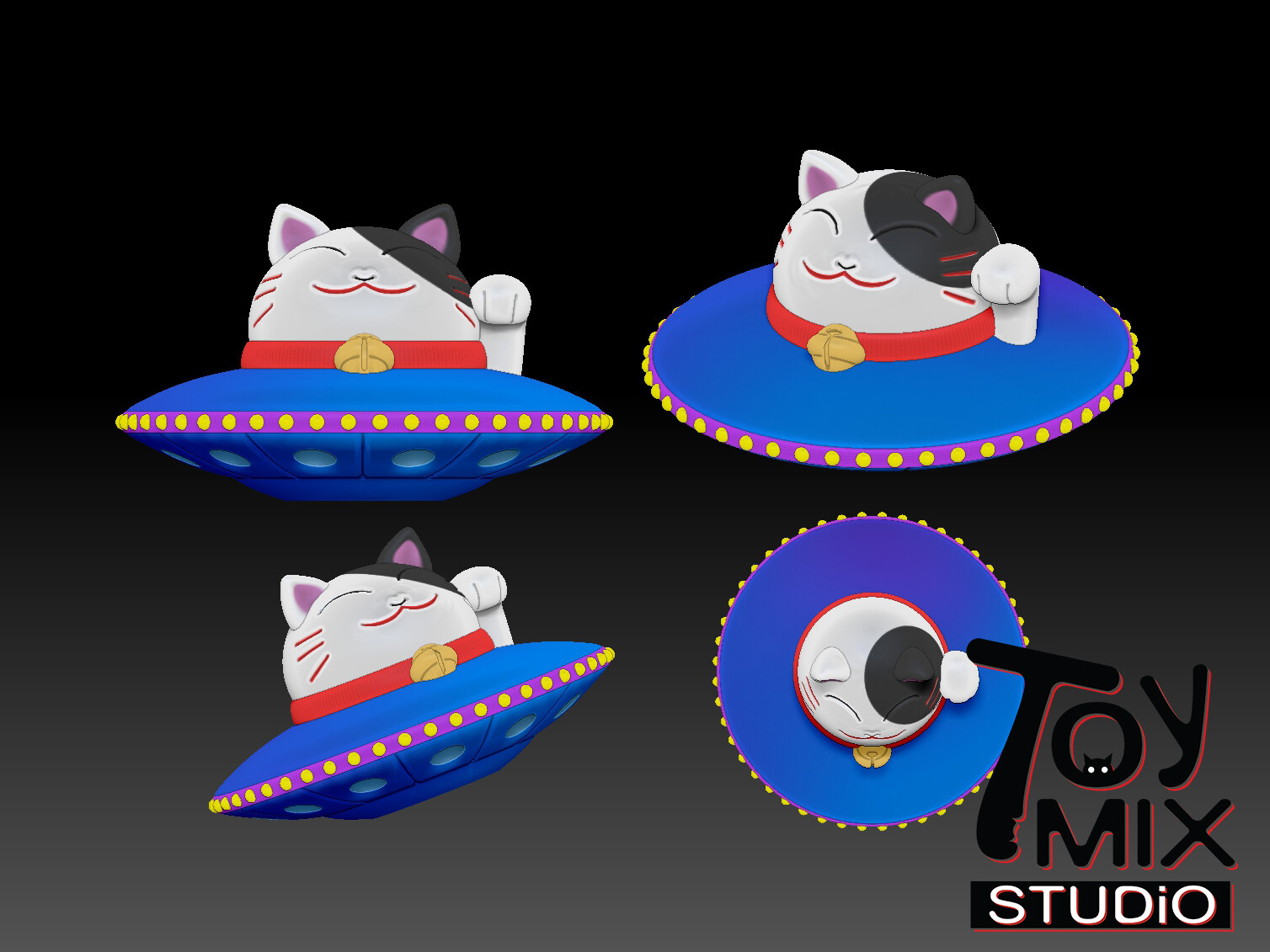 ArtStation - UFO cat