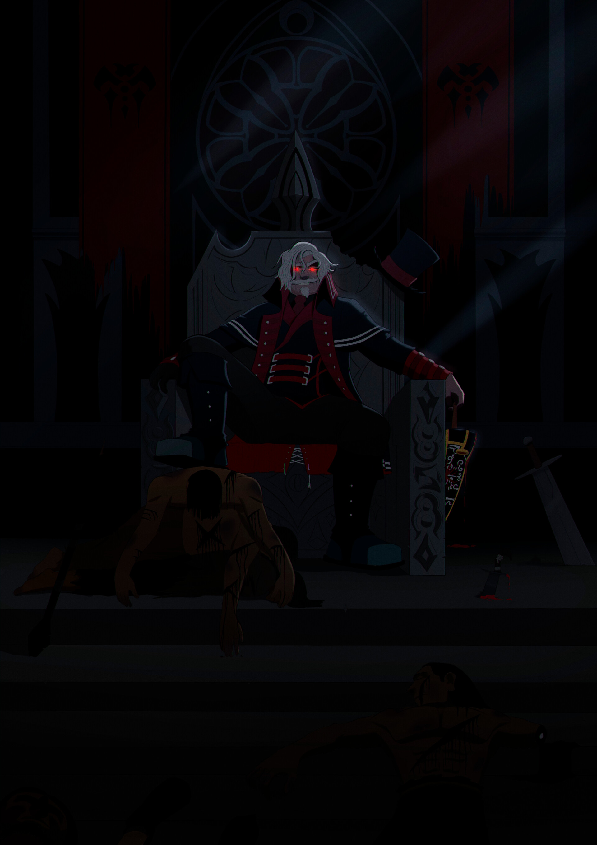 ArtStation - Vampire Blood Knight - Character Design