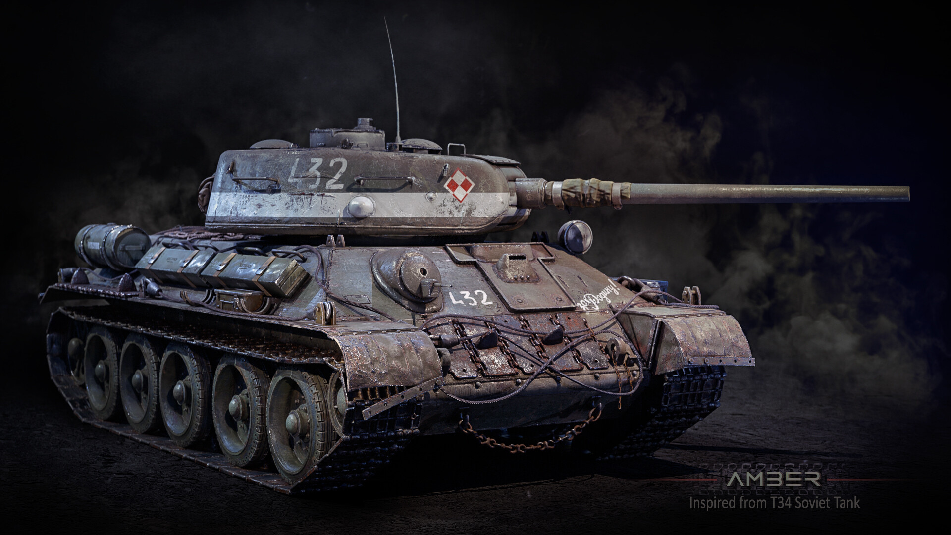 ArtStation - T34- soviet tank