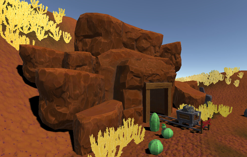 ArtStation - Stylized Minecart