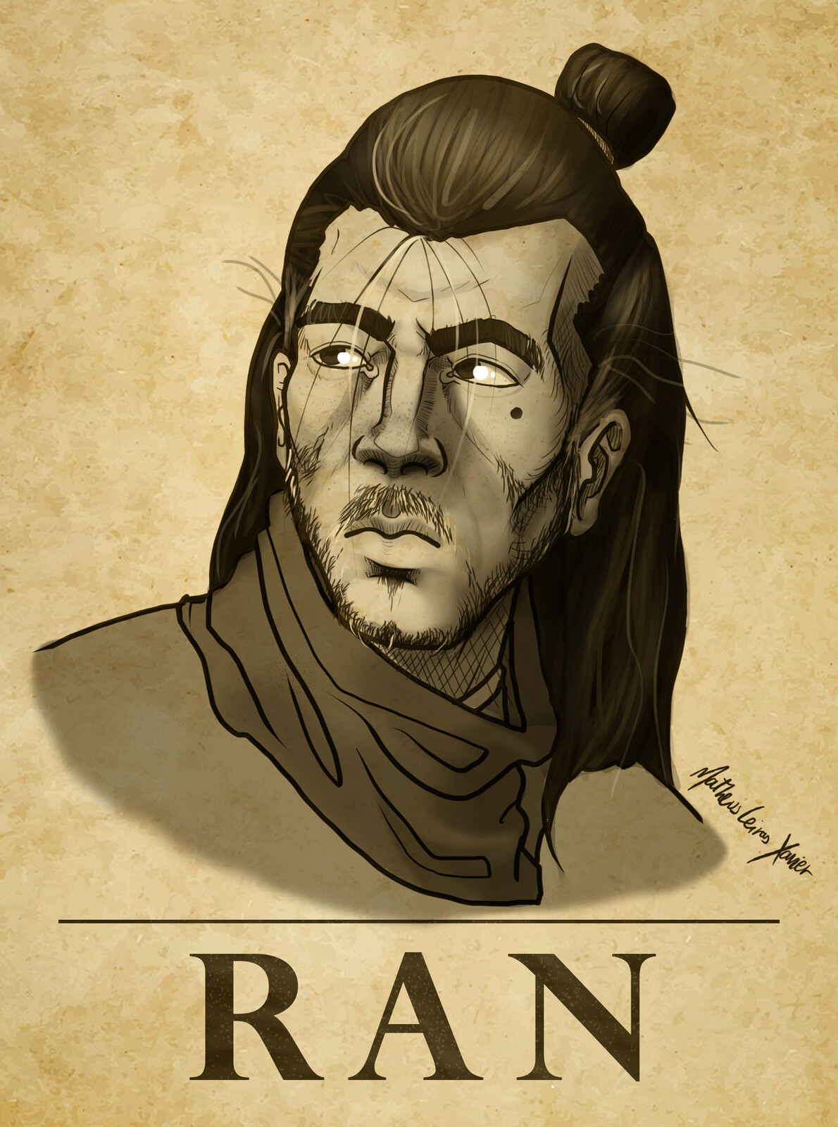 Matheus LX - Human Medium - Pathfinder RPG Character Portrait