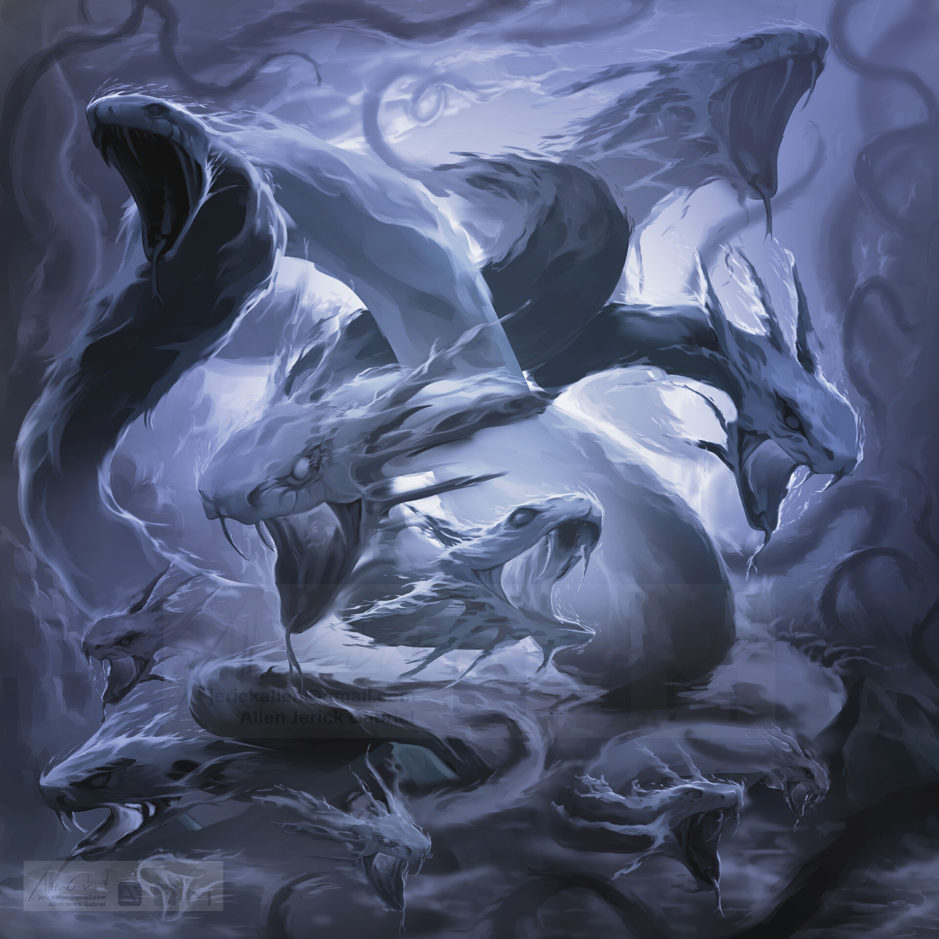 ArtStation - cloud serpents