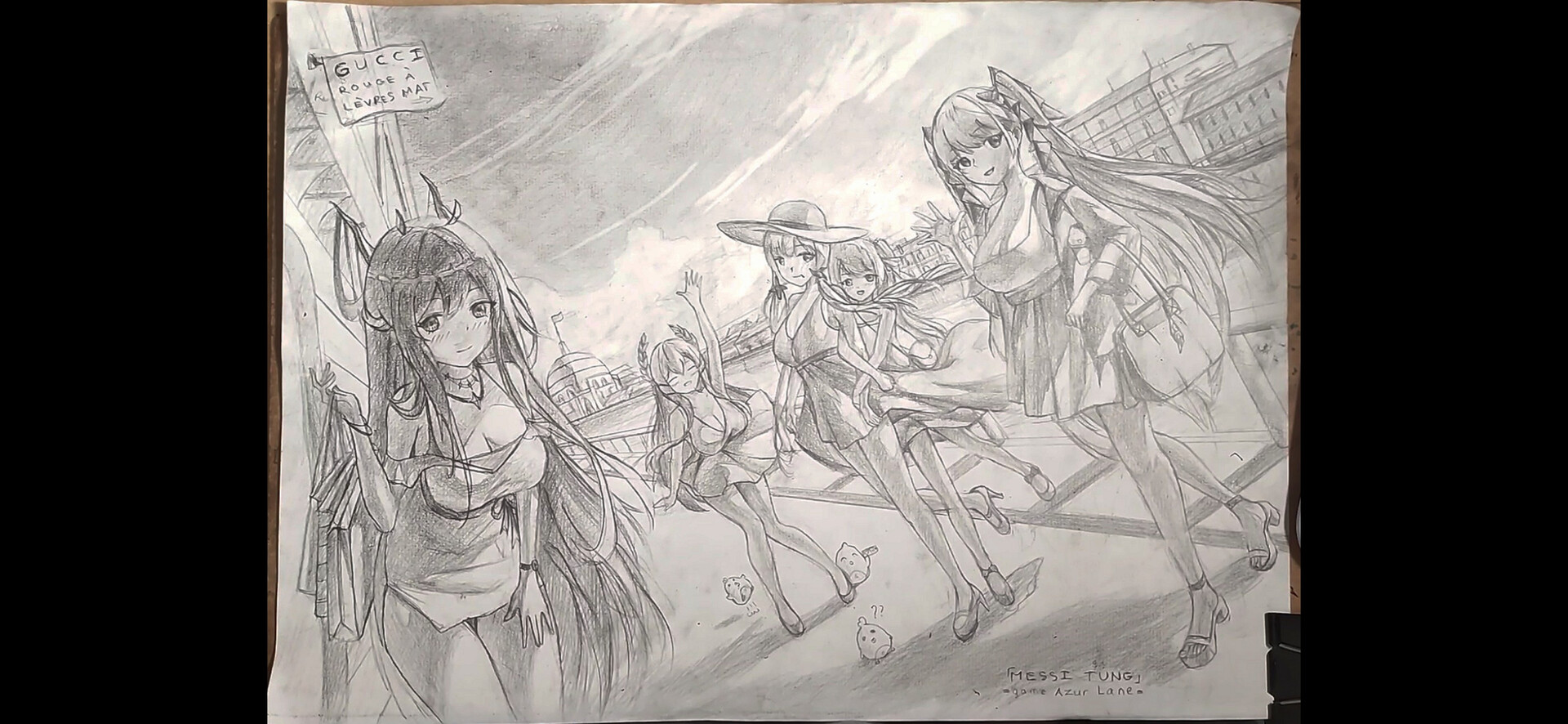 ArtStation - Azur Lane illustrate study