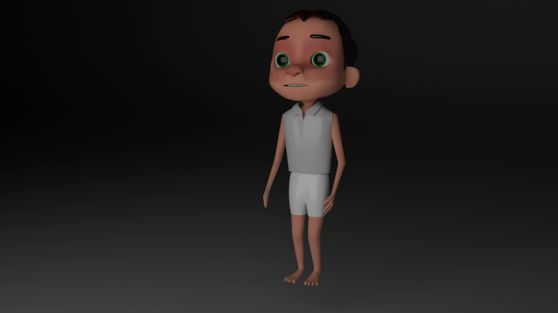 ArtStation - Boy low poly model