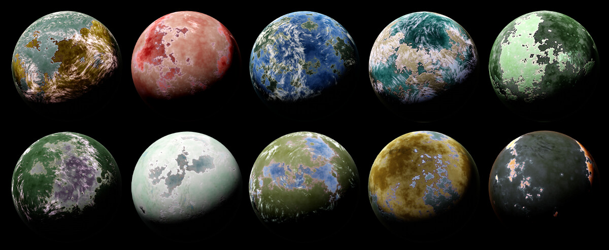ArtStation - Procedural Planets
