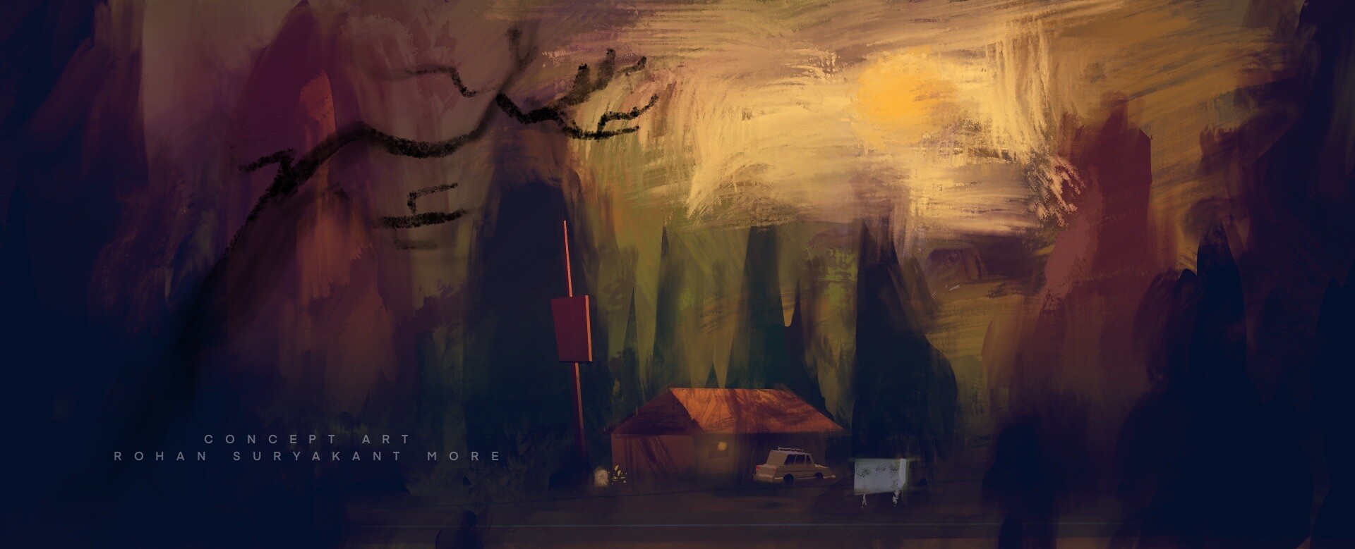 ArtStation - Dark Evening