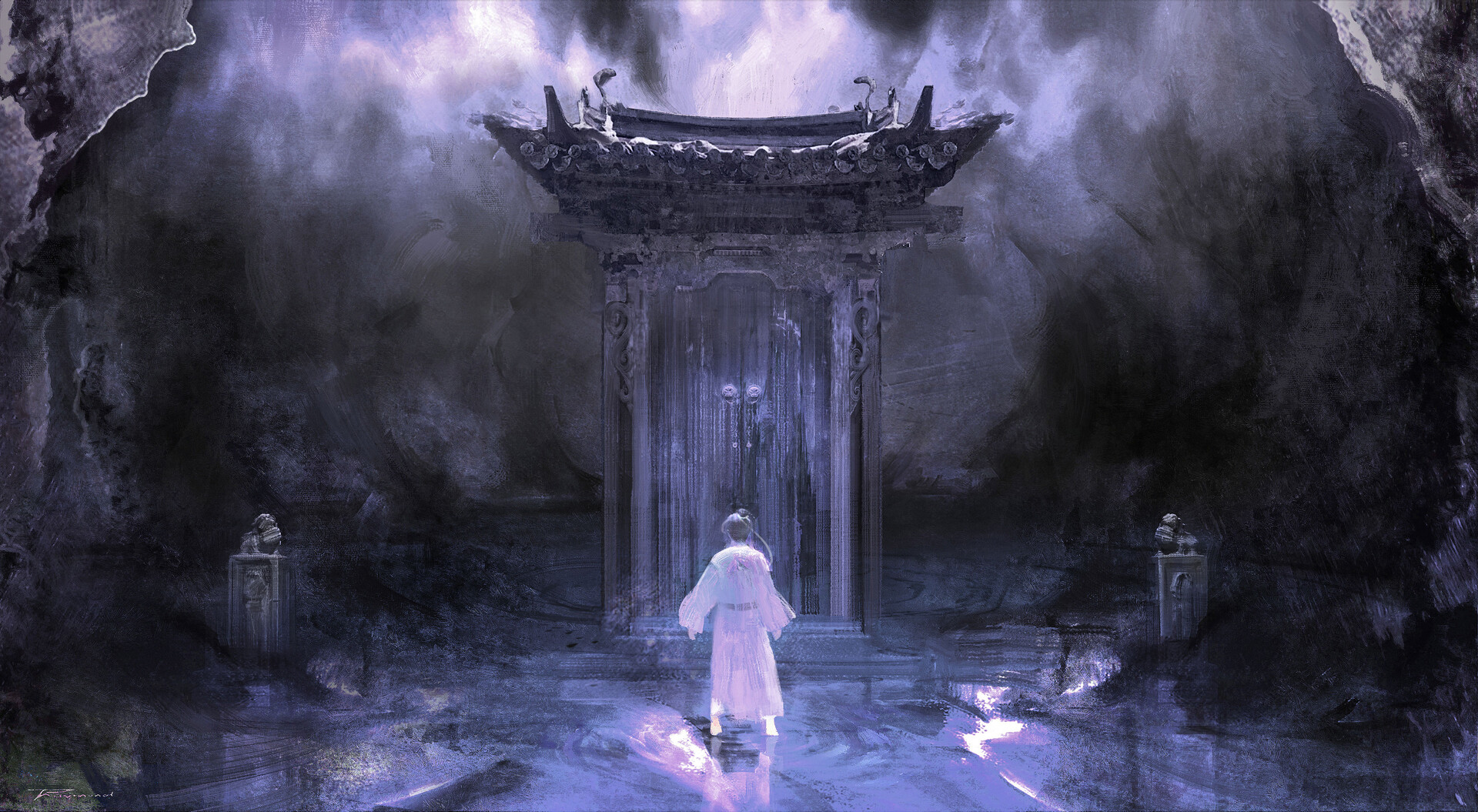 ArtStation - Looking at the gate of not