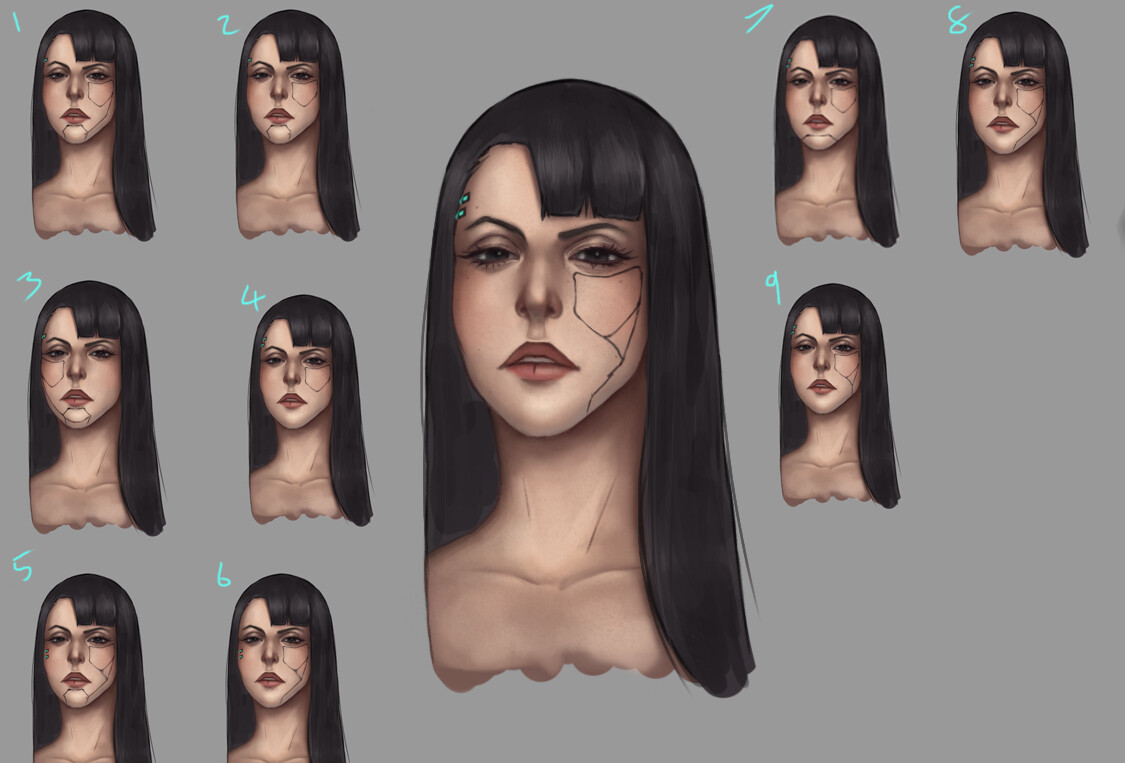 ArtStation - Face exploration