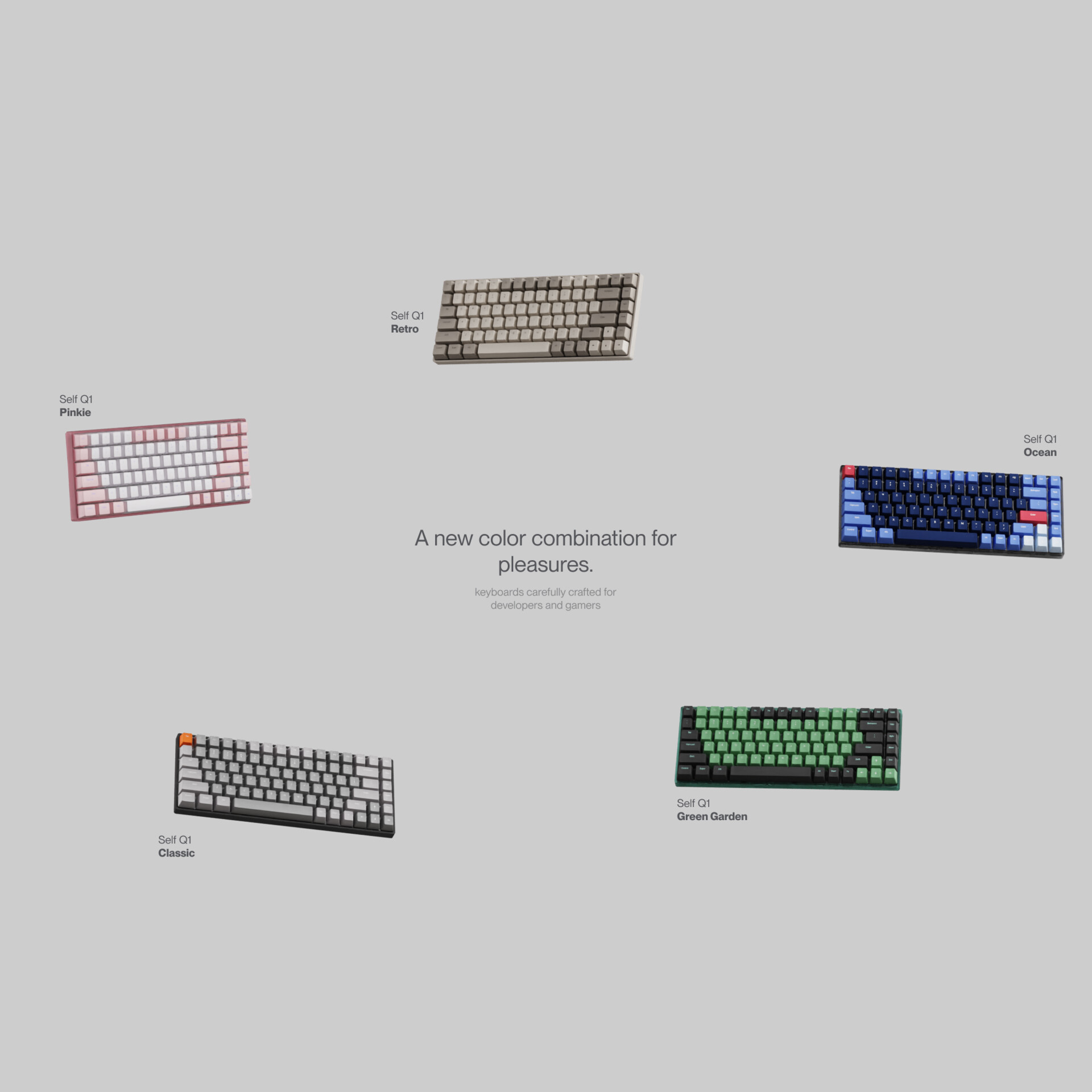 ArtStation - Self Q1 Keyboard Design