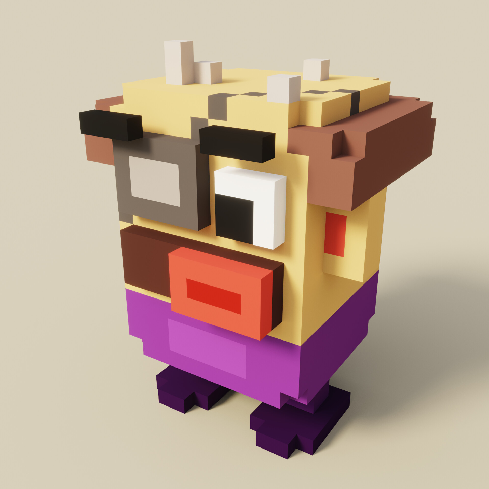 ArtStation - Voxel Character Study