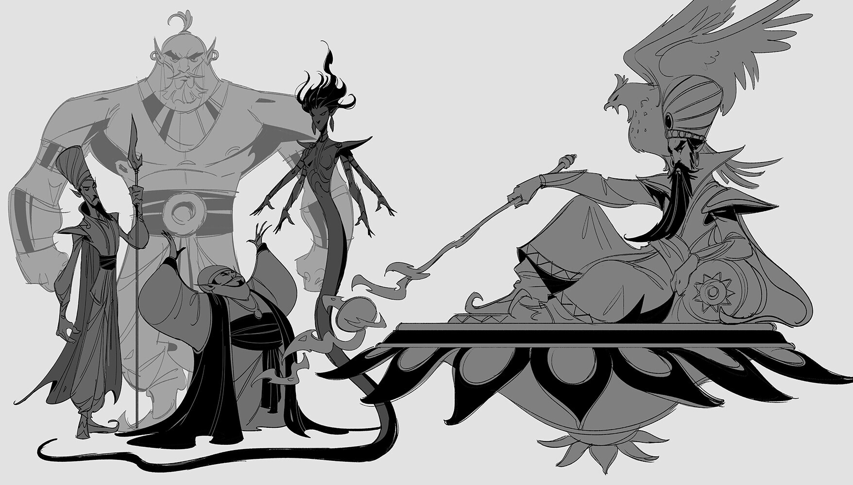 ArtStation - Illustration made for motion comics.