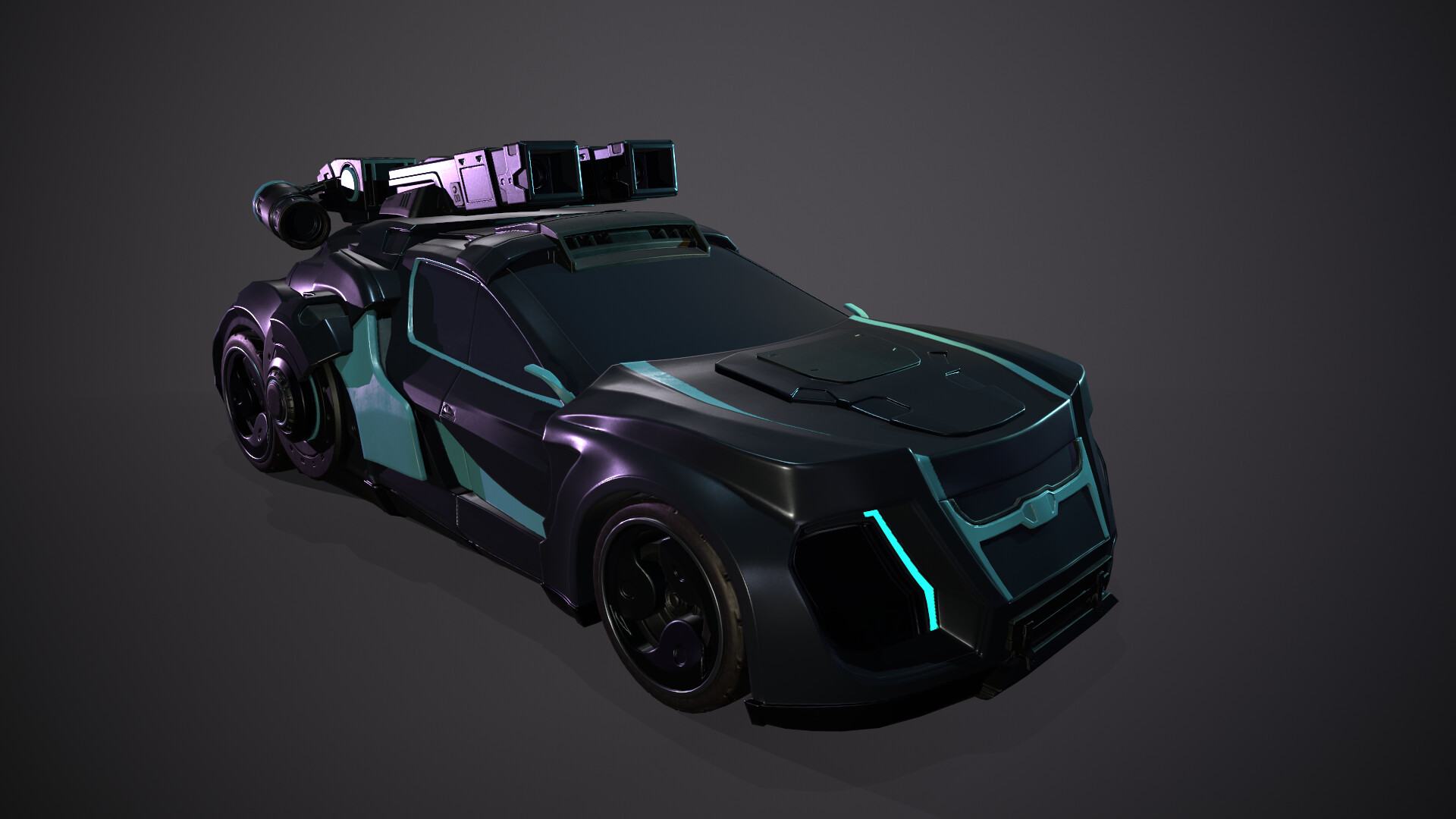ArtStation - Civil Tactical Futuristic Car