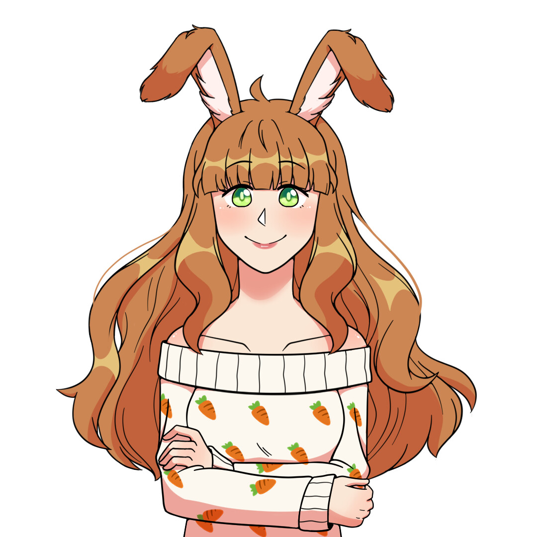 ArtStation - Rabbit Girl PNGTuber [COMMISSION]