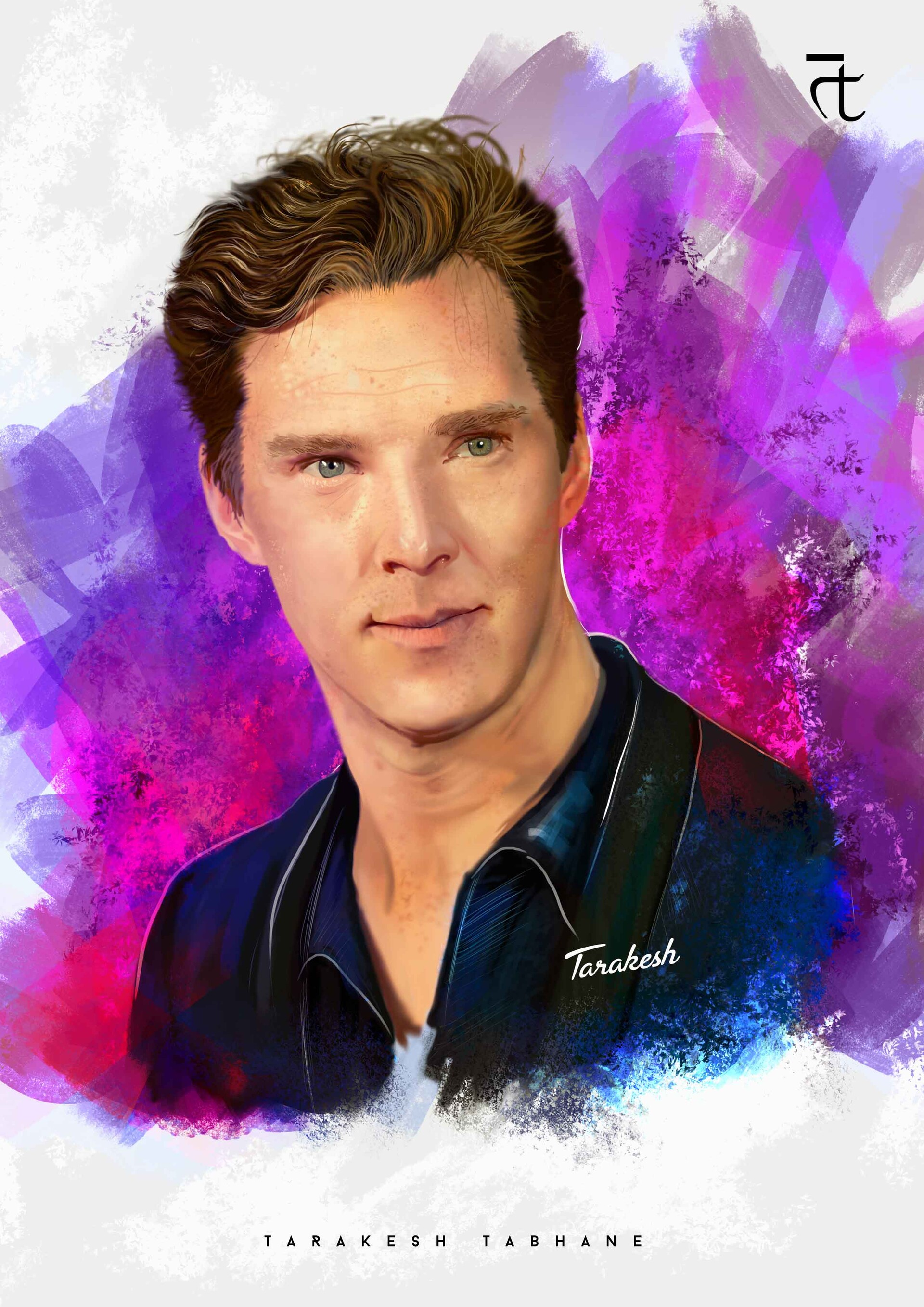 ArtStation - Benedict Cumberbatch Portrait