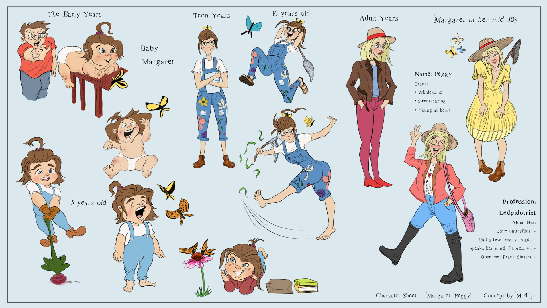 ArtStation - Character Sheet : Margaret