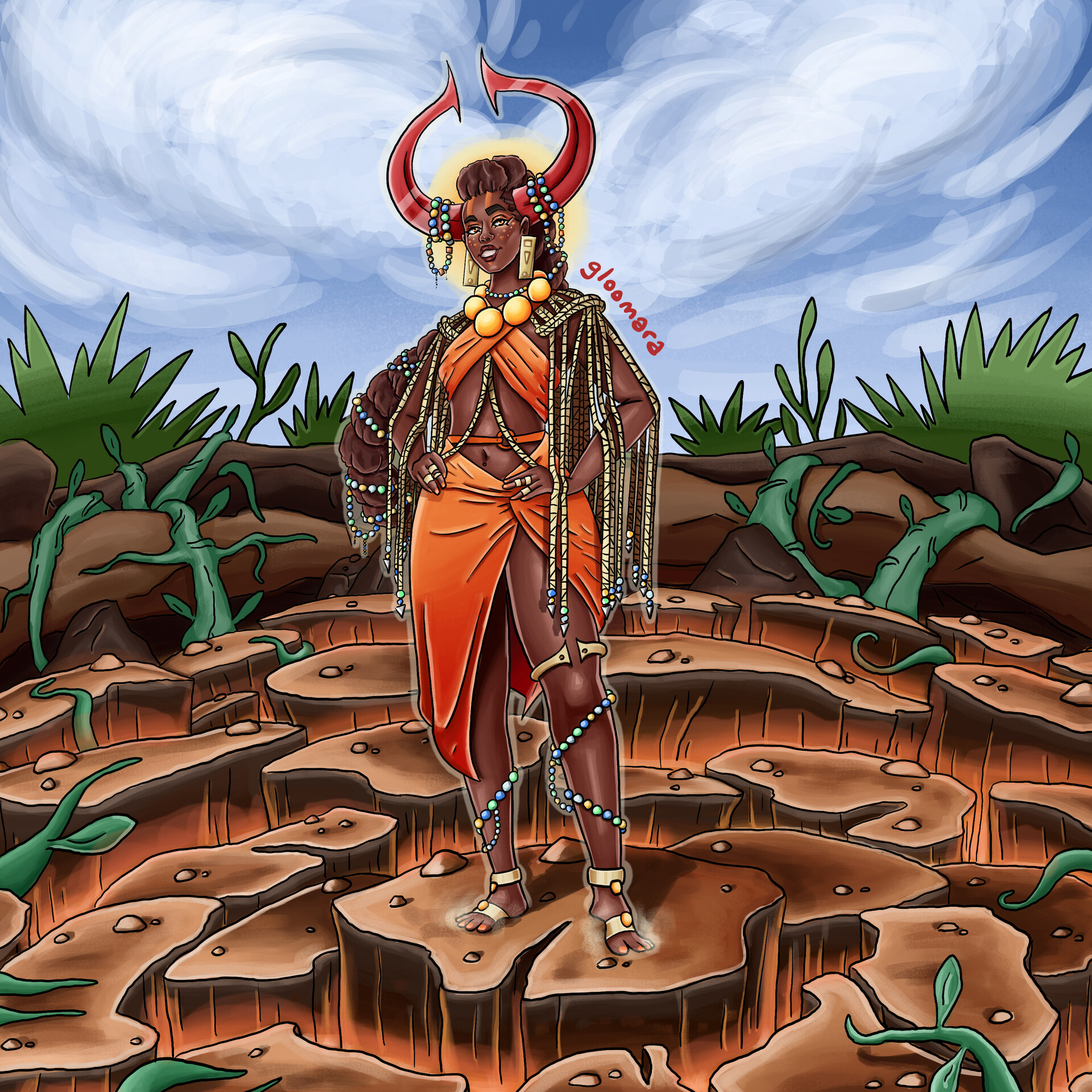 ArtStation - Goddess of Summer