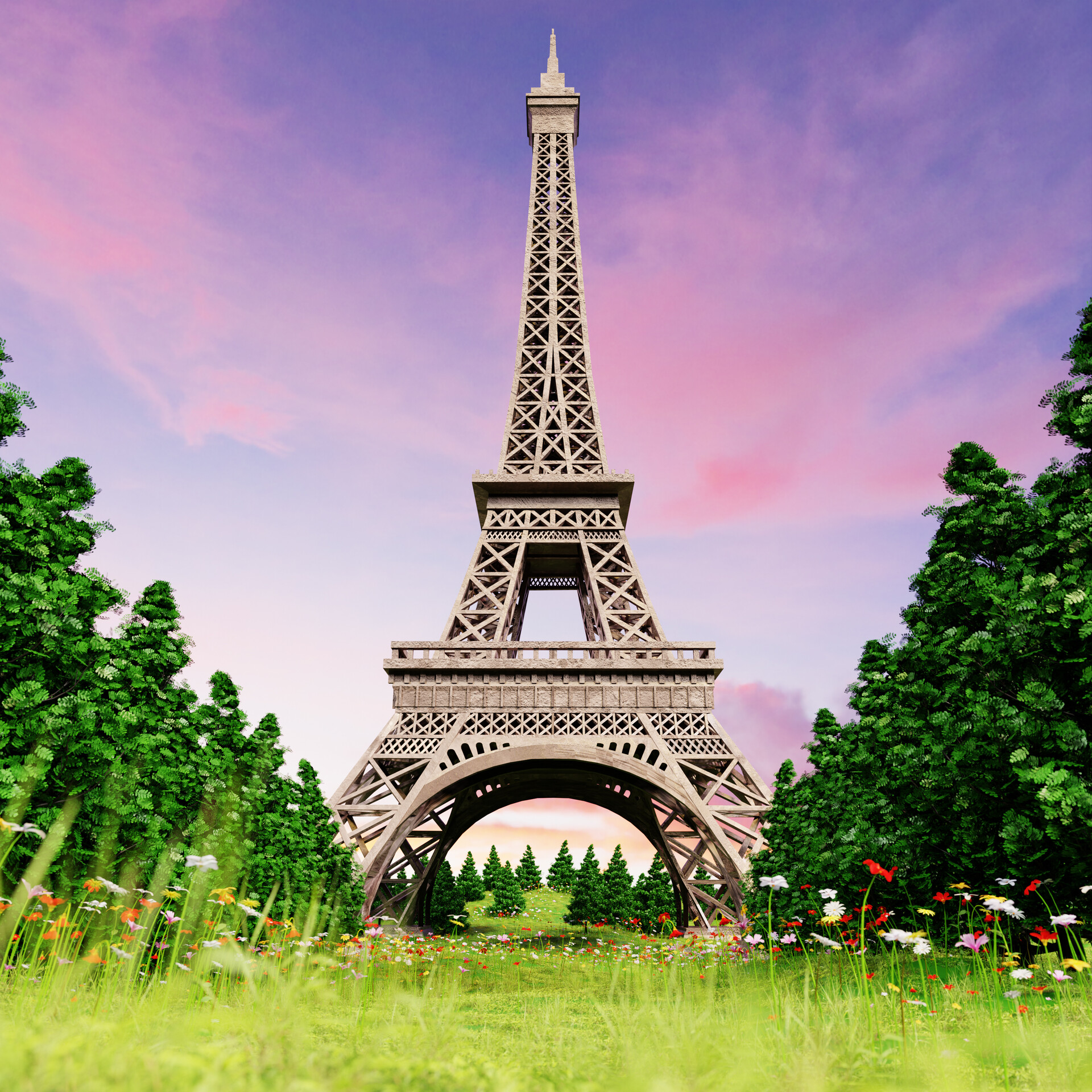 ArtStation - The Eiffel Tower
