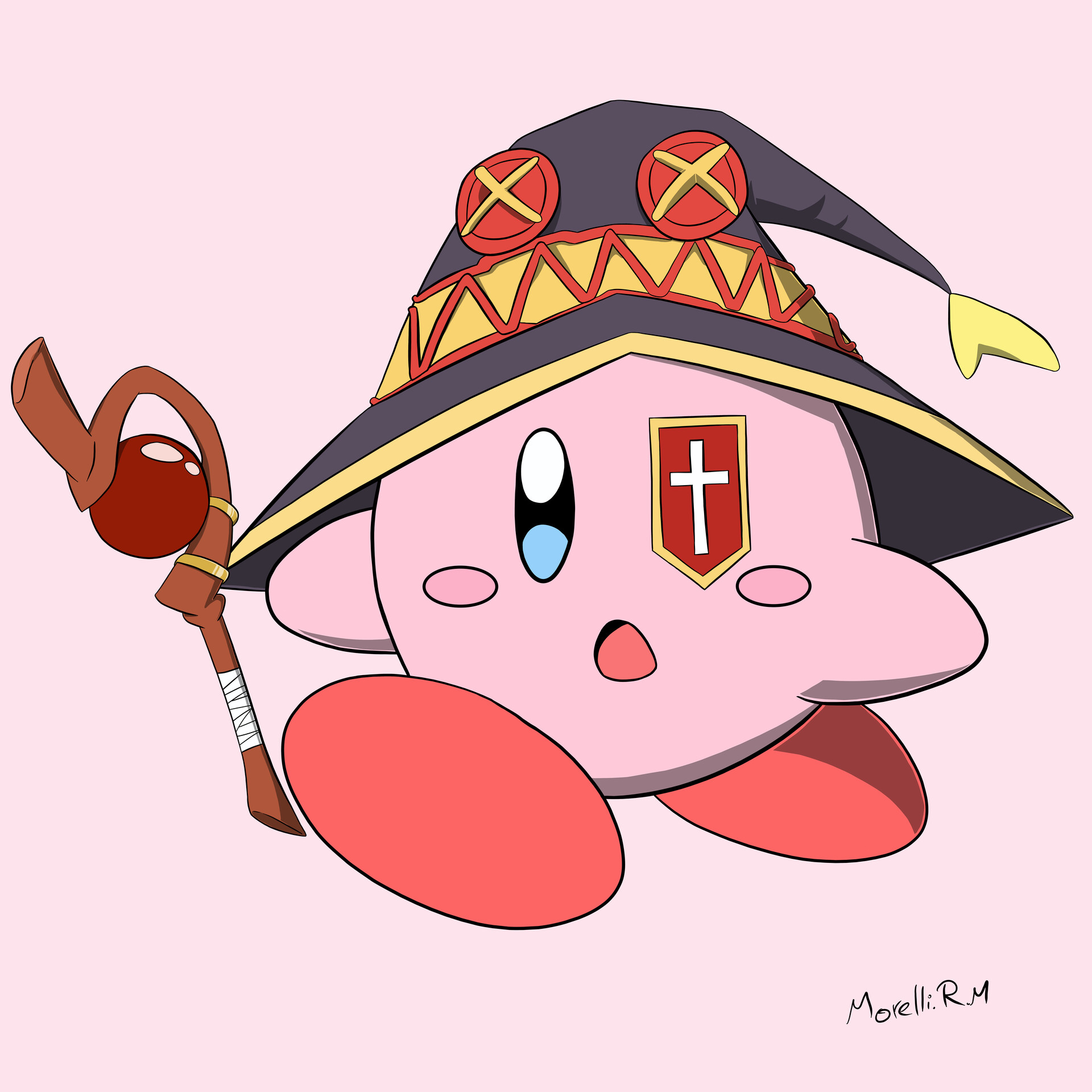 ArtStation - Kirby, The Crimson Demon by Morelli. R. M.