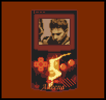 ArtStation - Resident Evil 5 Game Boy - Pixel Art