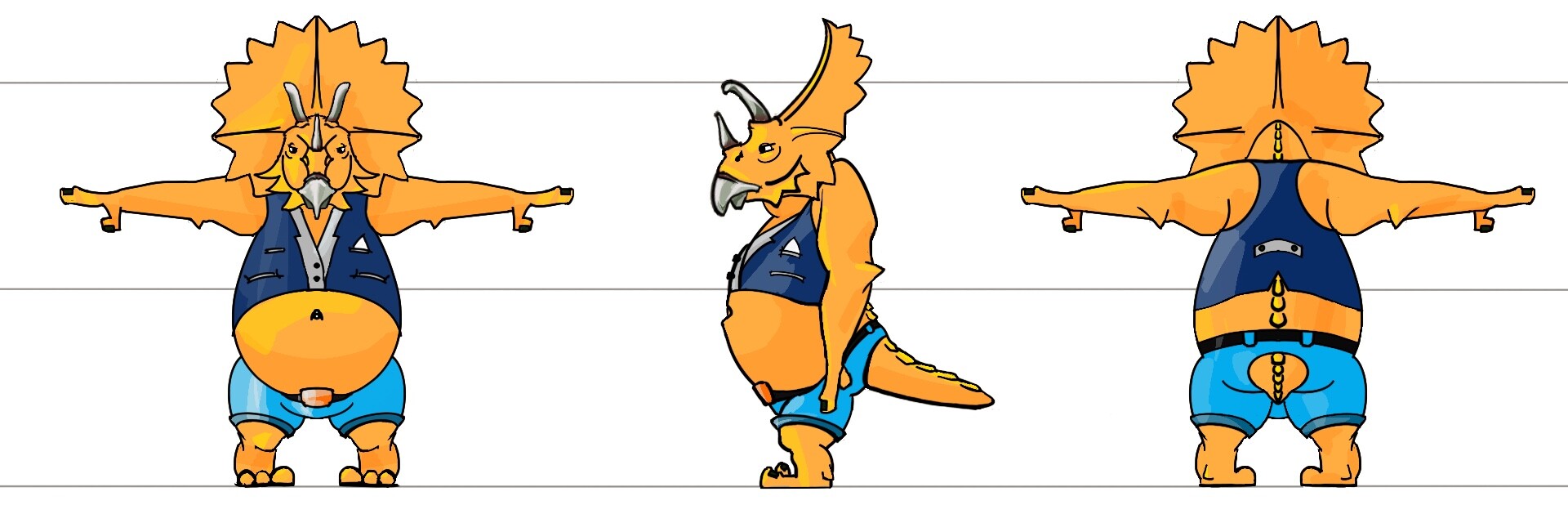 ArtStation - The triceratops