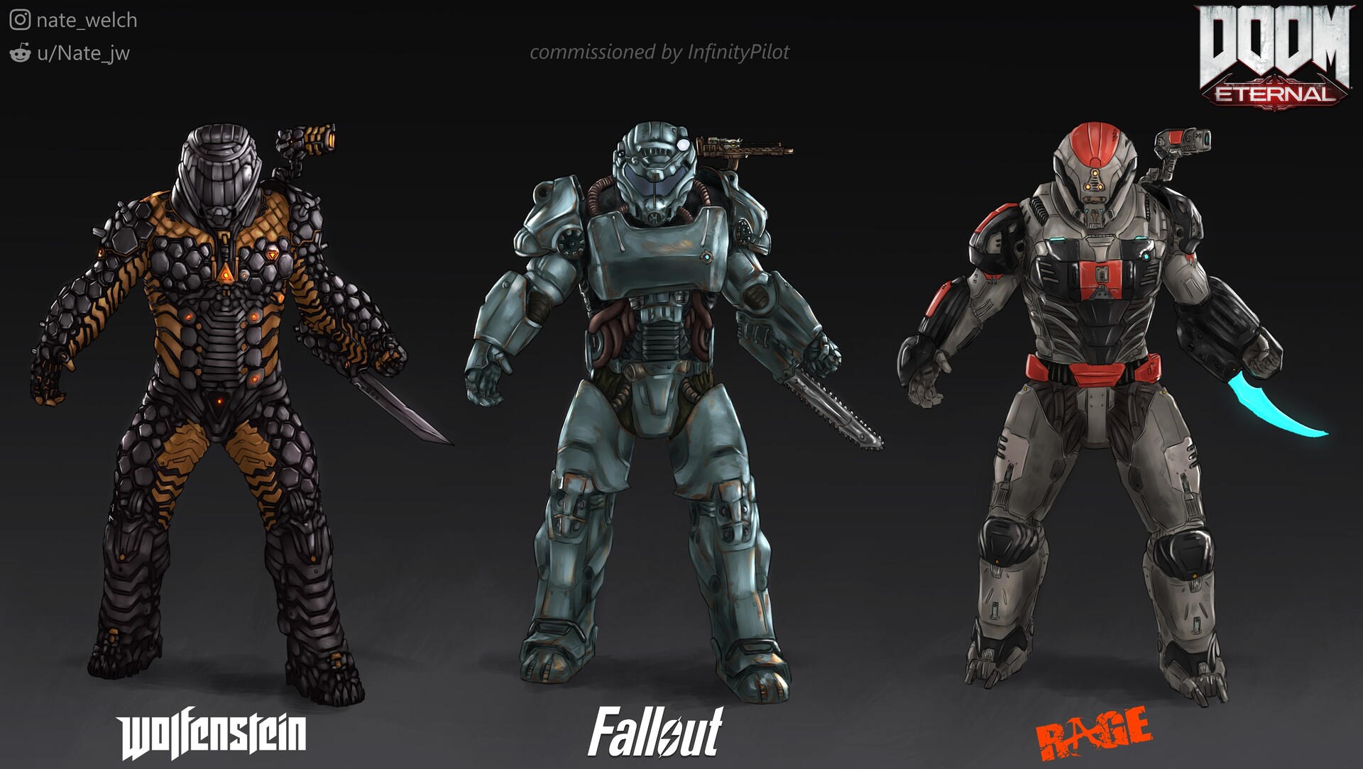 Infinity Pilot - Kabbalah Slayer (Doom / Wolfenstein skin)