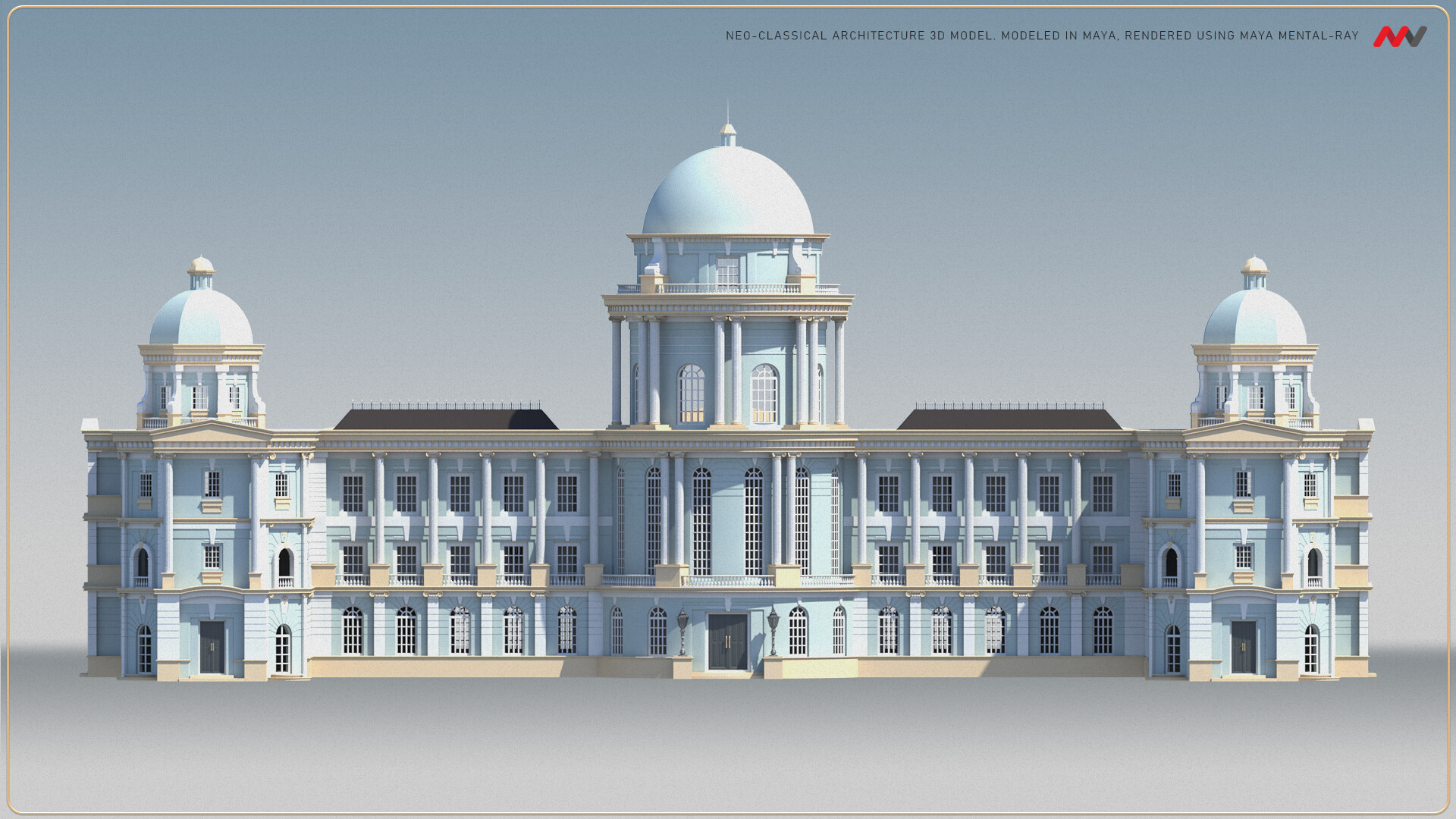 NV Media - NeoClassical Architecture 3d